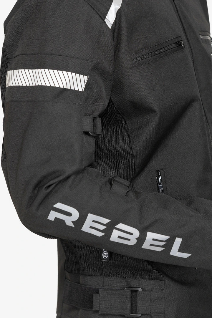 Lone Ranger Rebel Biker Jacket Black – Ventilated Street Motorcycle ...